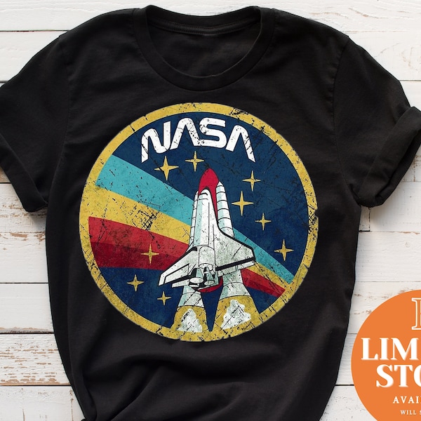 Nasa Retro Shirt - Etsy