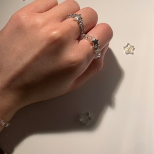 Star Beaded Rings Set - Etsy