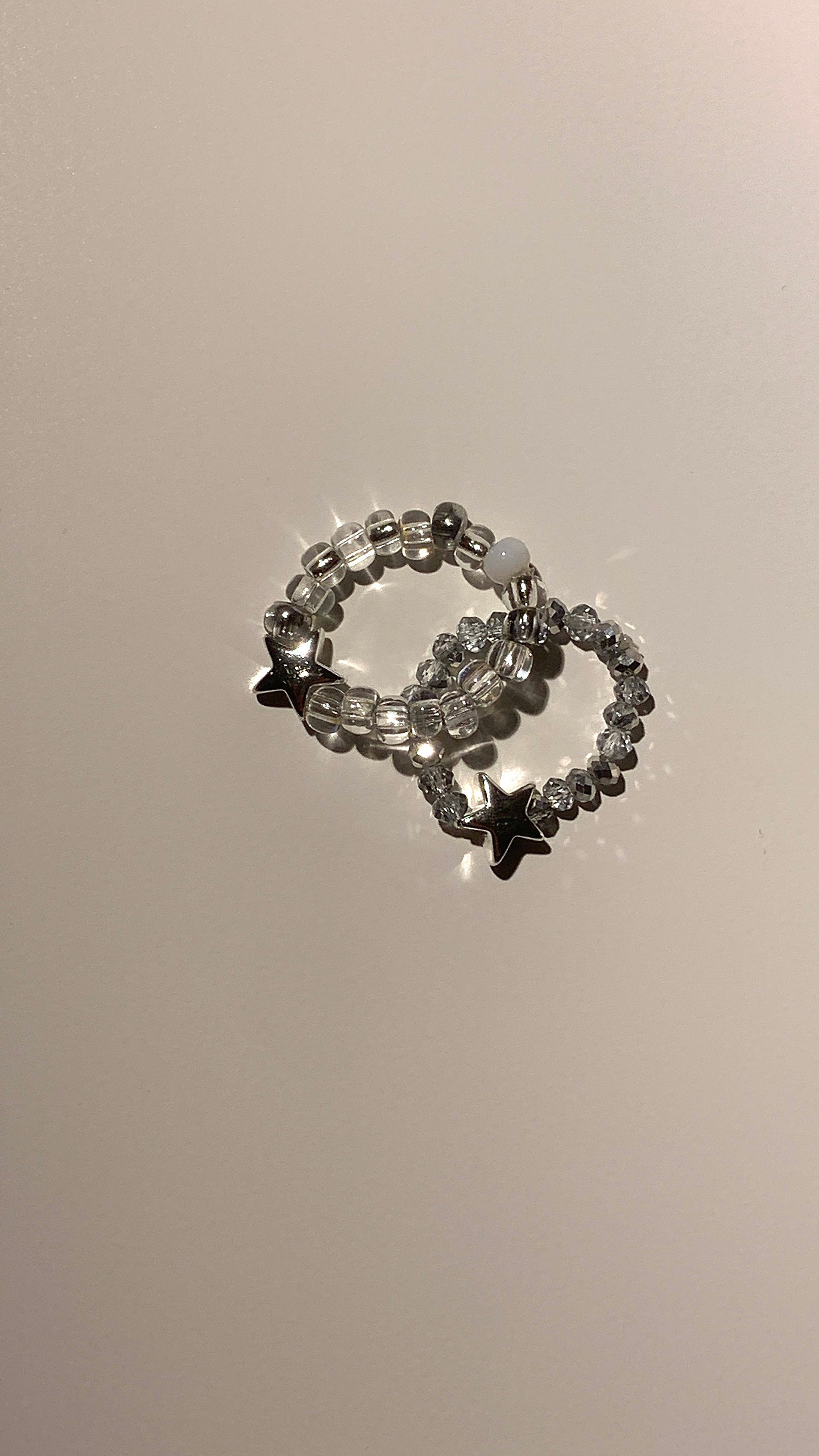 Star Beaded Rings Set - Etsy