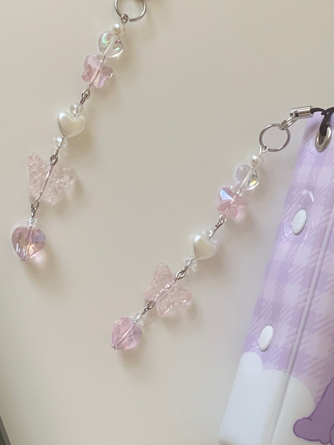 Dainty Beaded Keychain - Etsy