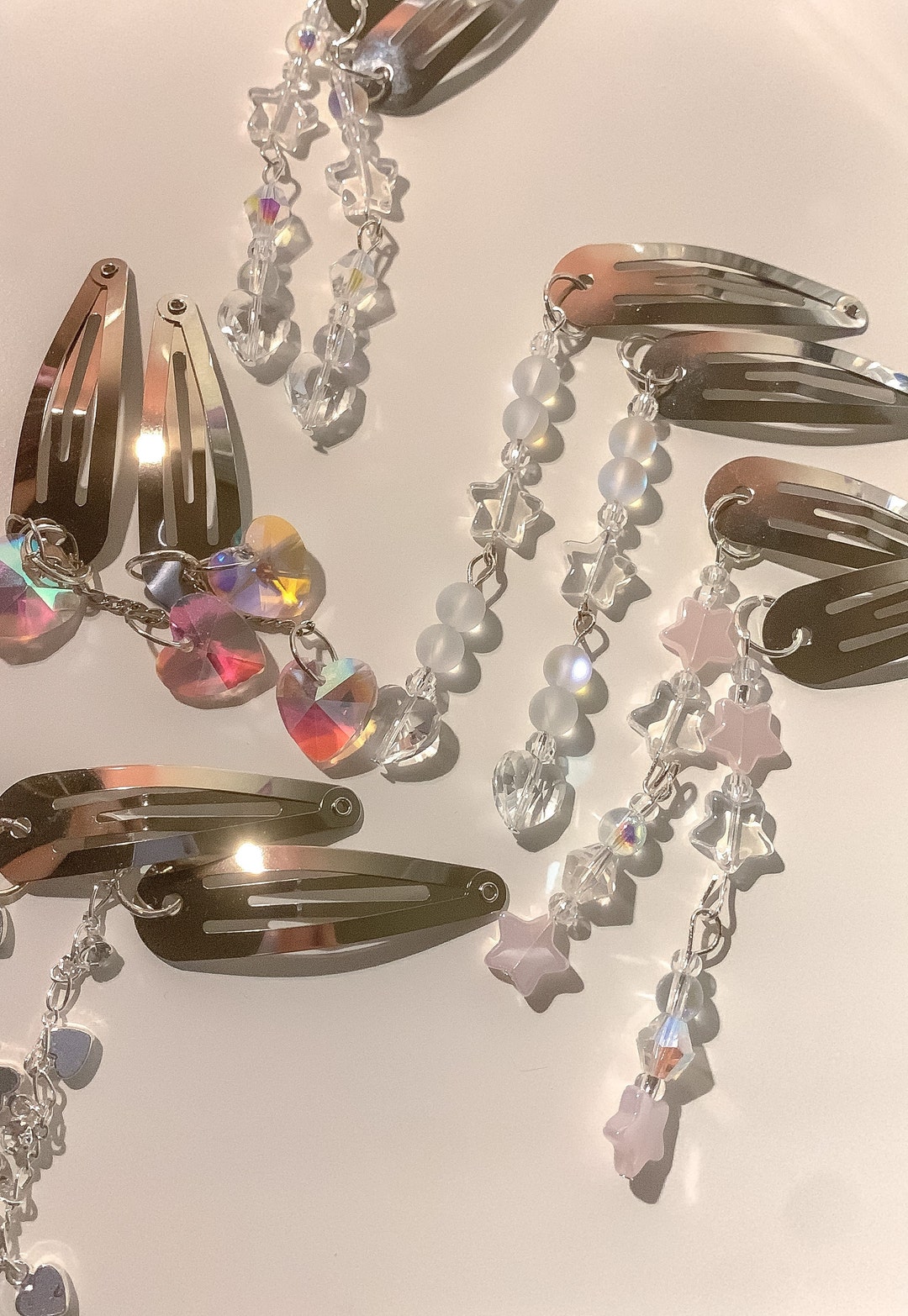 Beaded Hair Clips - Etsy