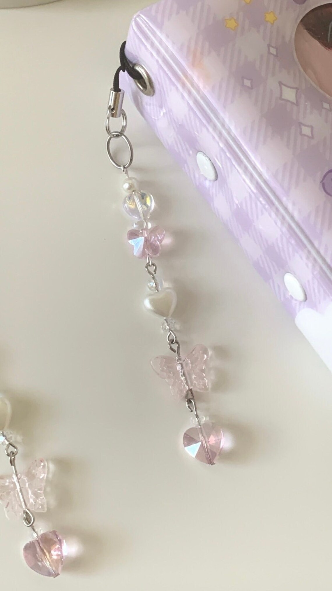 Dainty Beaded Keychain - Etsy
