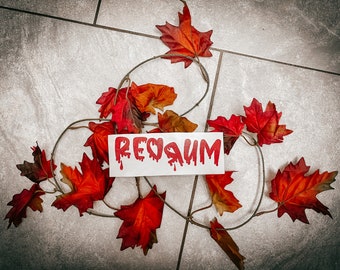 Redrum Decal - Etsy
