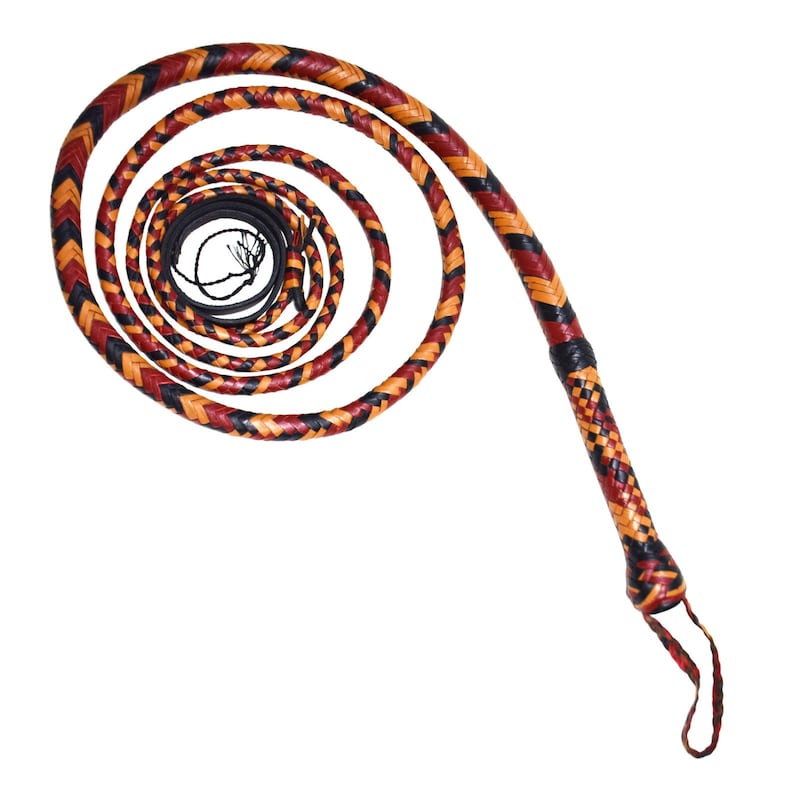 Leather Bullwhips Kangaroo Hide Leather Bullwhip 3 Feet to 12 Feet Long ...