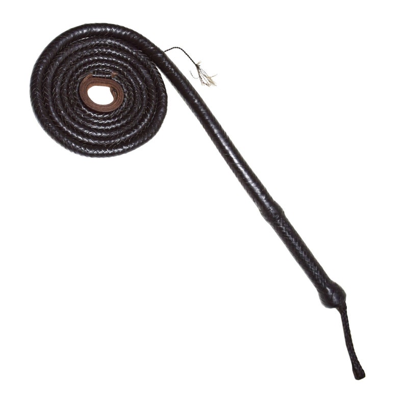 Leather Bullwhips Kangaroo Hide Leather Bullwhip 3 Feet to 12 Feet Long ...