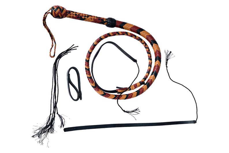 Kangaroo Leather Bullwhip Kangaroo Hide Leather 3 Feet to 12 Feet Long ...