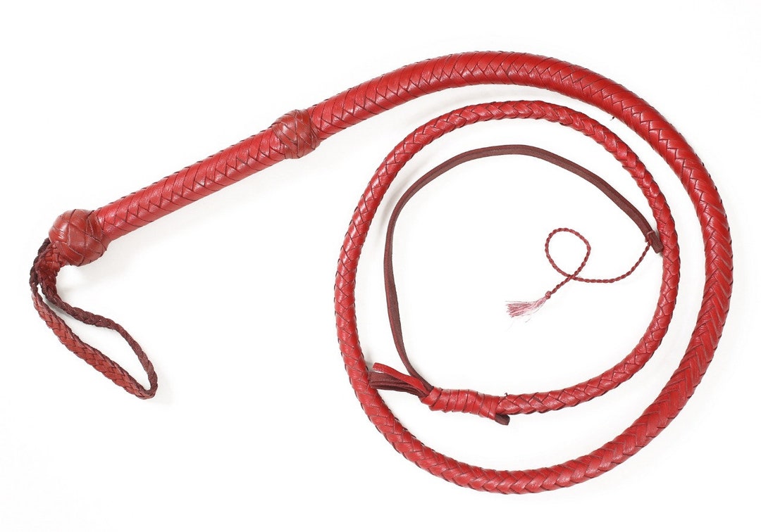 Leather Bullwhips Cow Hide Leather 3 Feet to 12 Feet Long Whips 12 ...