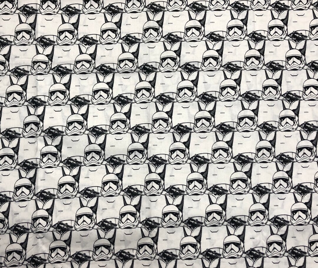 Disney Cotton Star Wars Trooper Fabric 1/2 Yard - Etsy