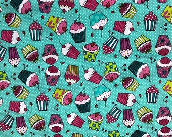 Pinup Style Fabric Miss Fluff Classic Pattern on Pink Large - Etsy