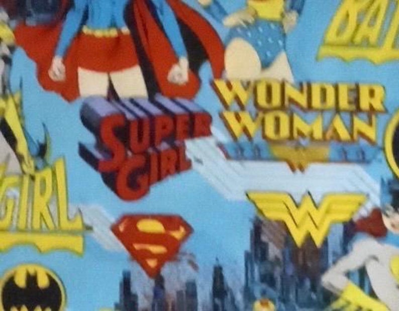 Wonder Woman & DC Comics Cotton Fabric - 1/2 Yard - Etsy