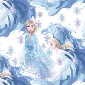 Disney Frozen 2 Fabric Elsa in Her Element 100% Cotton Fat Quarter ...