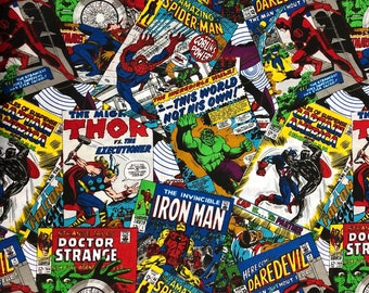 Comic Book Fabric | Etsy