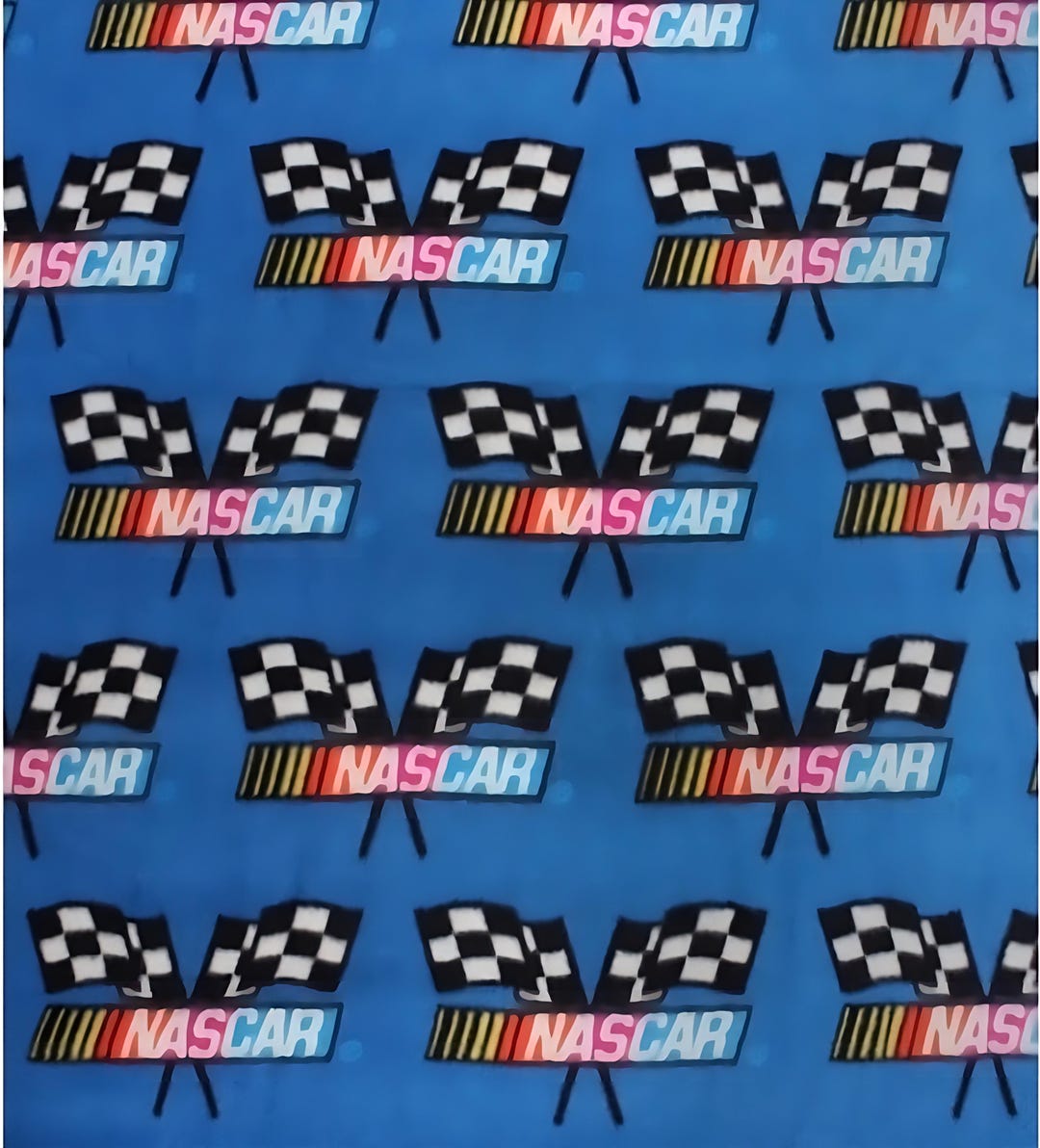 Nascar Checkered Flag Fleece Fabric - 1/2 Yard - Etsy