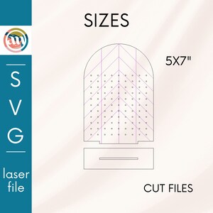 SVG Small Chevron Display Stand, Laser Cut File for Glowforge ...