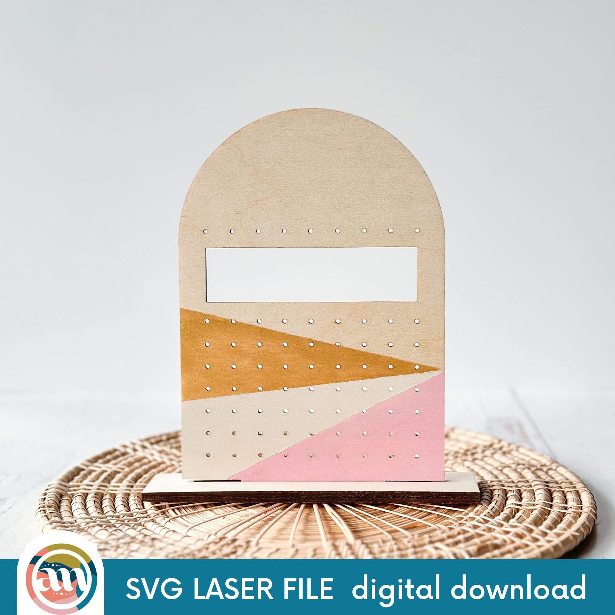 SVG Earring Display Stand Cutout, Laser Cut File for Glowforge ...