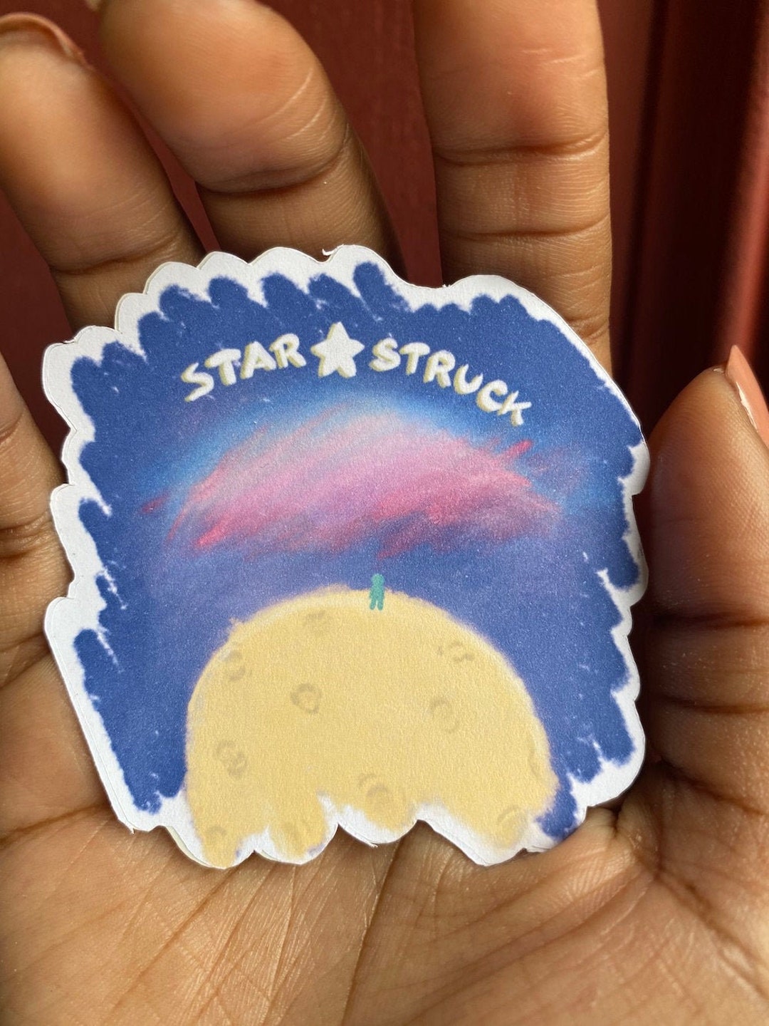 Star Struck Sticker, Adesivo spaziale, Adesivo Galaxy, Adesivo spazio ...