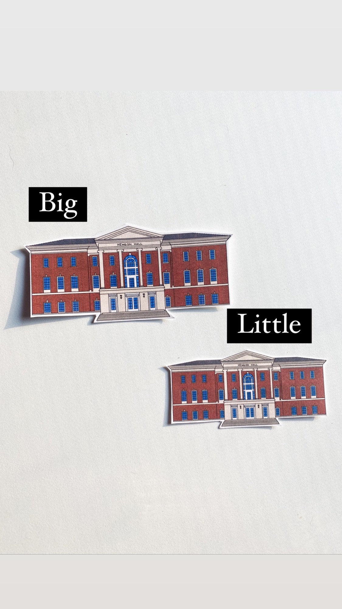 Hewson Hall Sticker University of Alabama | Etsy