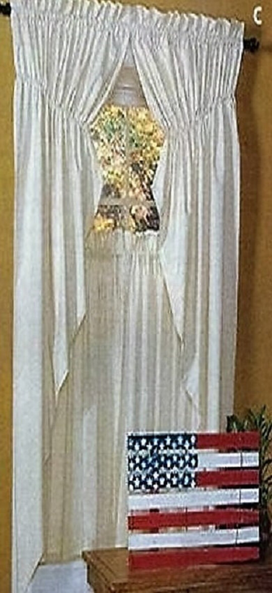 Prairie Swags 48 Inch Long White or Natural American Made Lined - Etsy