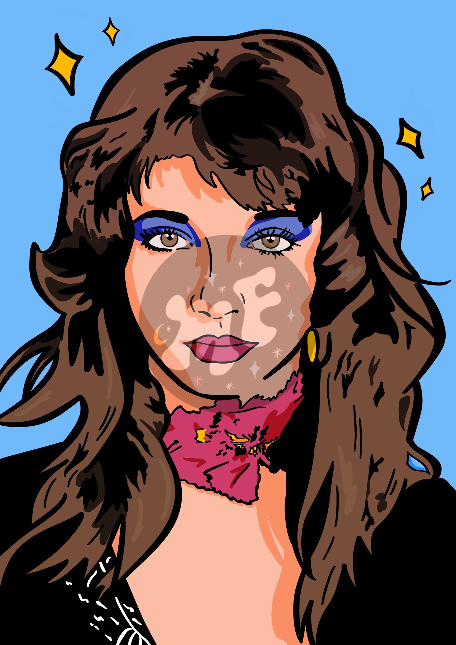 KATE BUSH Art Bold Wall Art A4 Poster Sparkly Kate Bush | Etsy UK