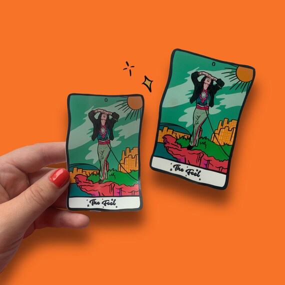 MICK JAGGER STICKER Tarot Stickers the Fool Tarot Card - Etsy