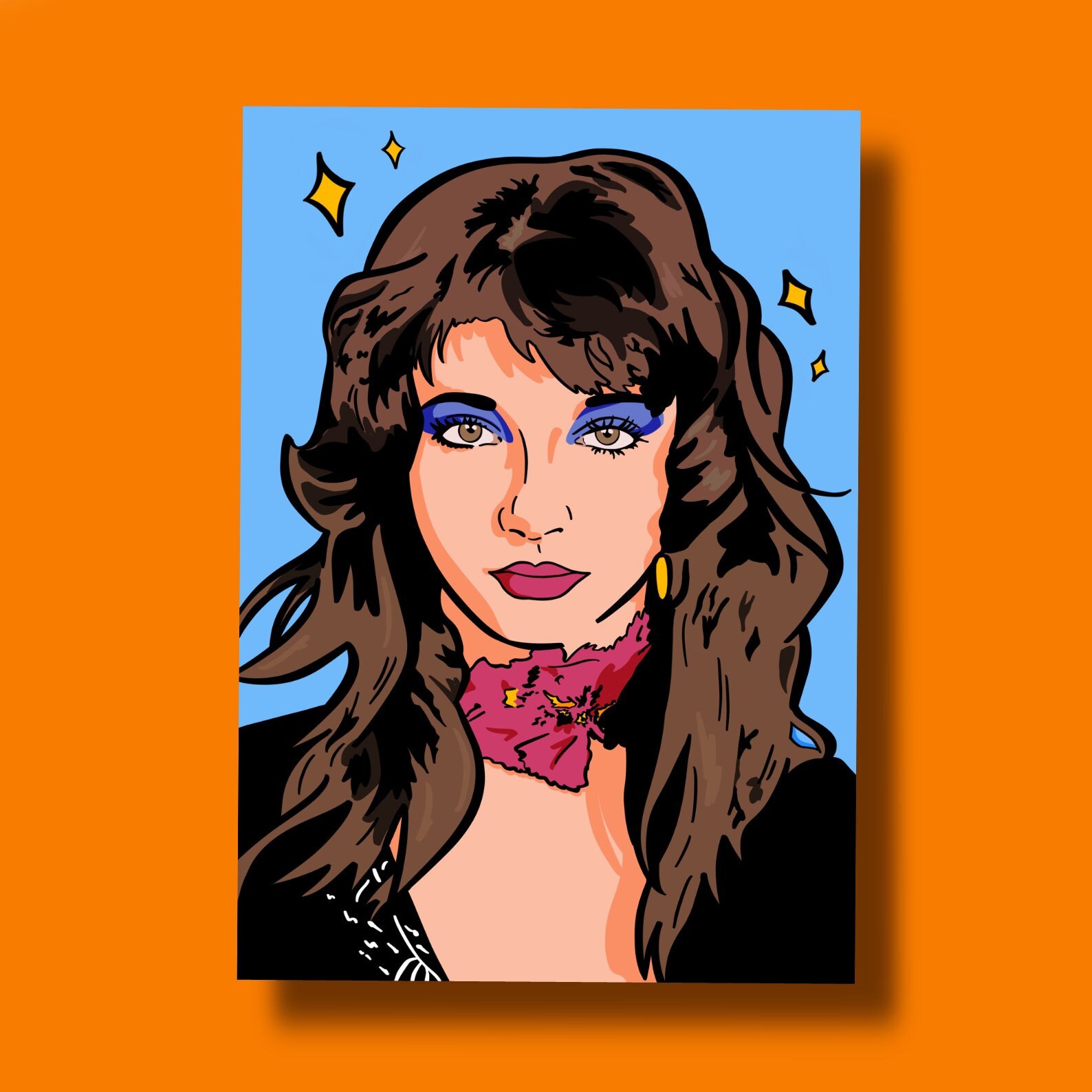 KATE BUSH Art Bold Wall Art A4 Poster Sparkly Kate Bush | Etsy UK
