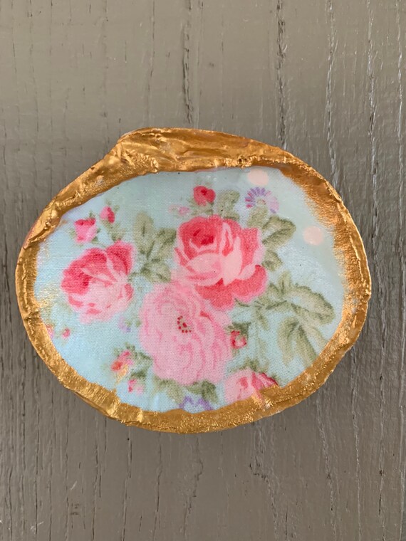 Clam Shell Trinket Holder Ring Dish Jewelry Holder | Etsy