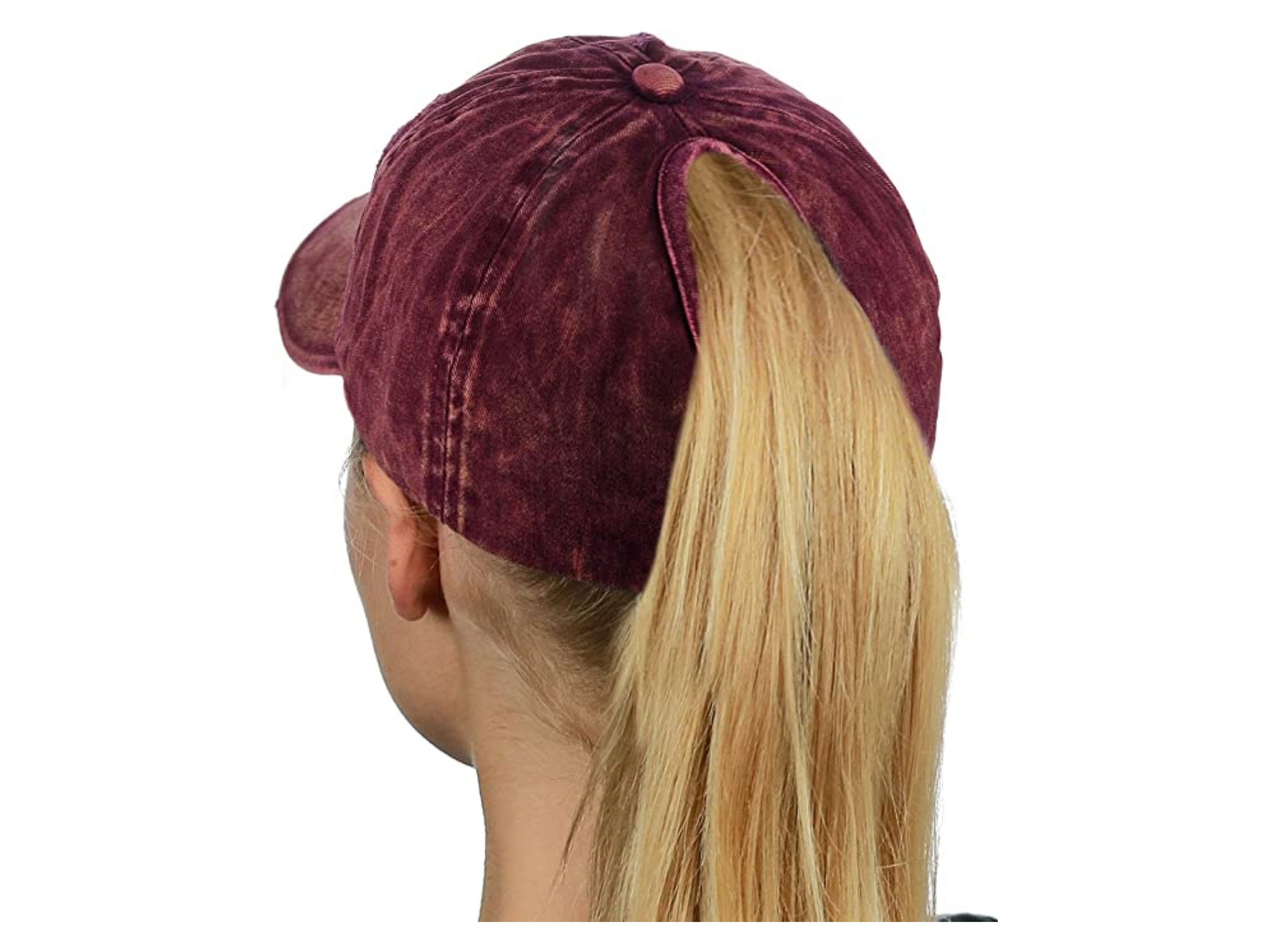 PONYFLO Distressed Cotton Ponytail Cap - Etsy