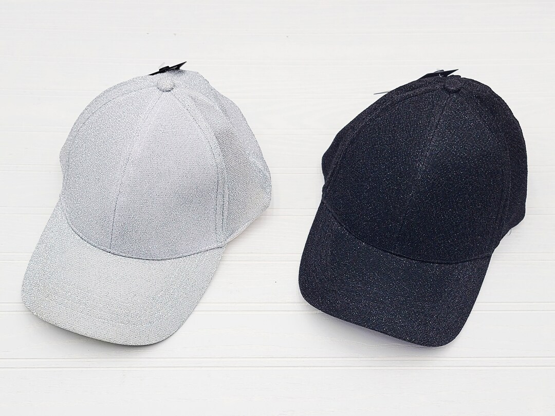 D & Y Glitter Baseball Cap With Adjustable Closure - Etsy