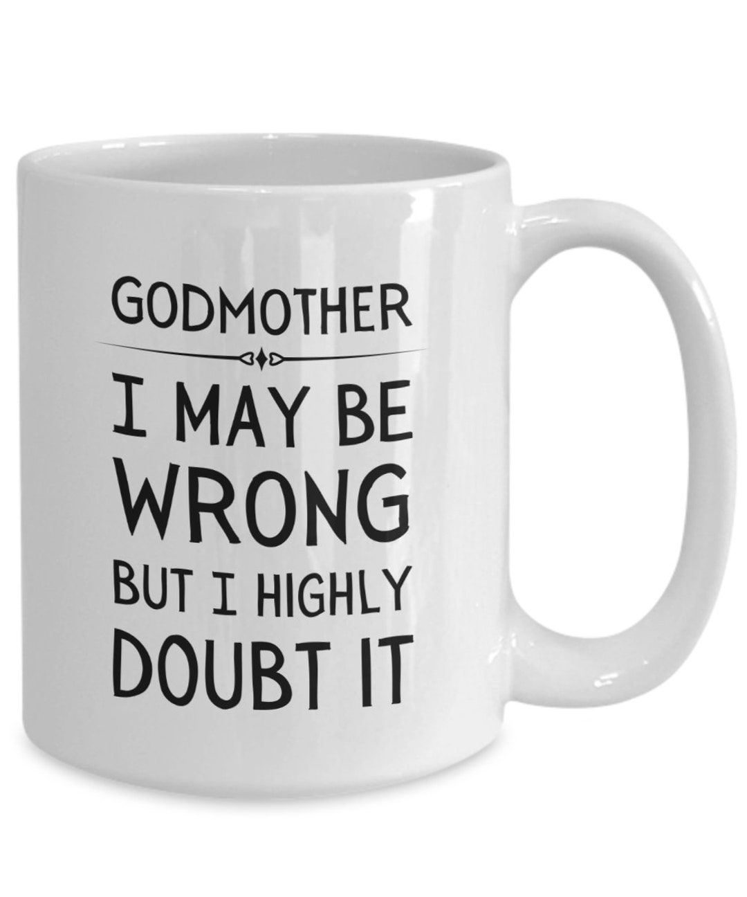 Madrina puedo estar equivocado taza de café / Godmum Gift Cup / Madrina ...