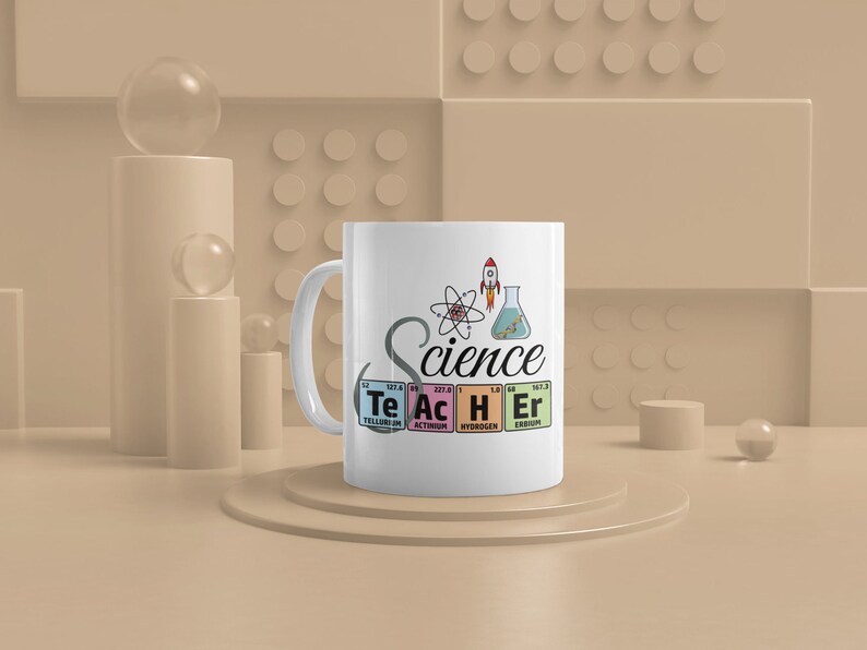Science Teacher Mug Periodic Table of Elements Coffee Mug - Etsy