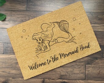 Mermaid Doormat - Etsy