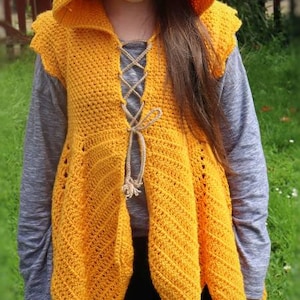 Forest Sprite Vest PDF Pattern - Etsy