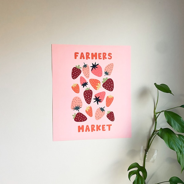 Farmers Market Print - Etsy
