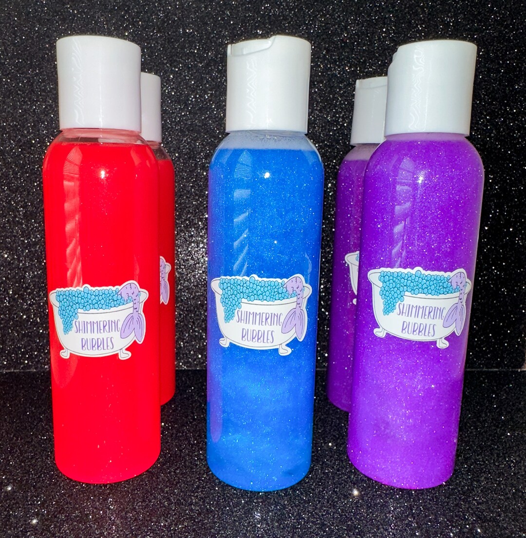 Bubble Bath, Allergy Friendly Bath Products, Birthday Gifts for Kids, Bath Bomb Extras, Glitter ...