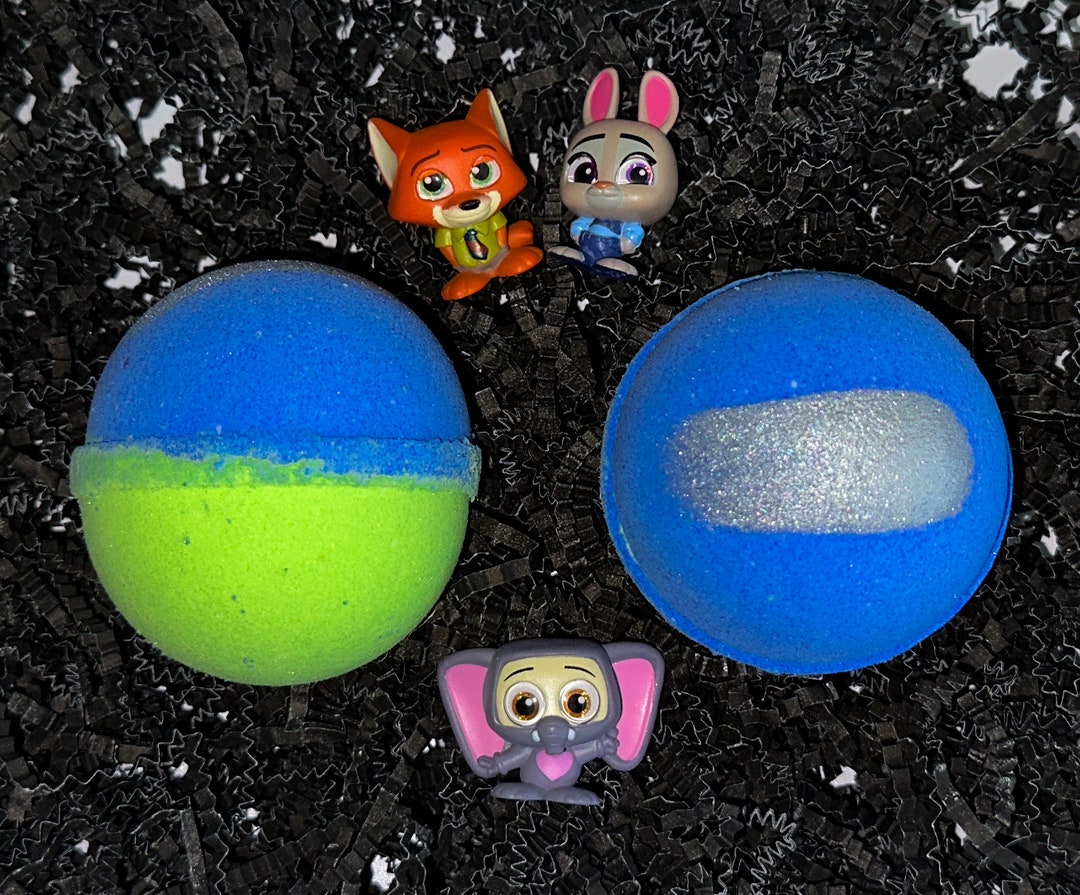 Zootopia Toy Bath Bomb, Surprise Bath Bomb, Bath Bomb for Kids ...