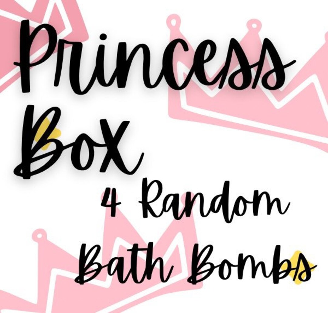 Princess Gift Box Set of Bath Bombs, Bath Bombs for Kids, Bath Bombs ...