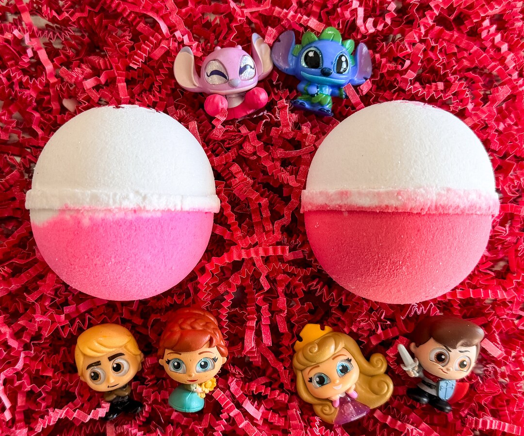 Valentines Bath Bomb Set, Bath Bomb With Toy, Bath Bomb for Kids ...