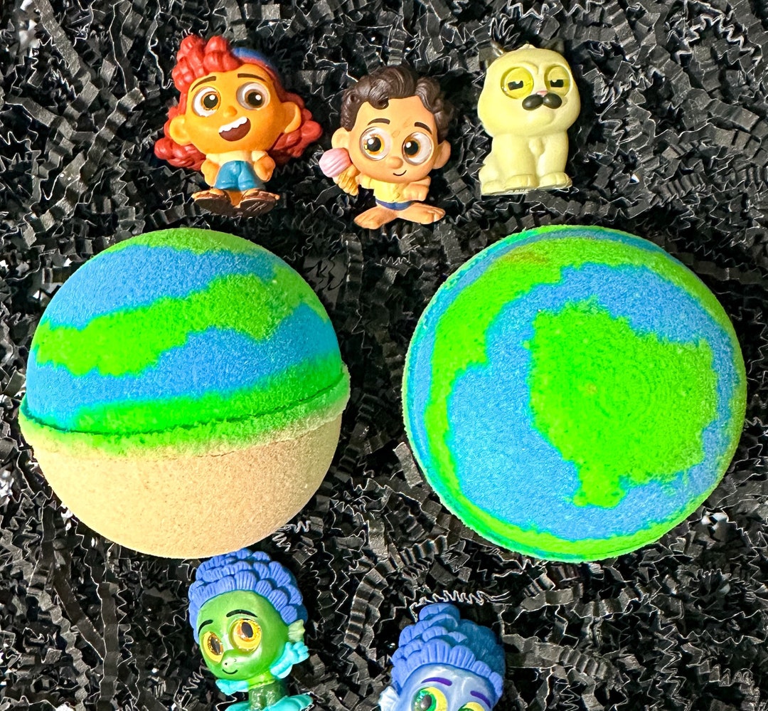 Luca Bath Bomb With Toy, Disney Bath Bombs, Surprise Bath Bombs ...
