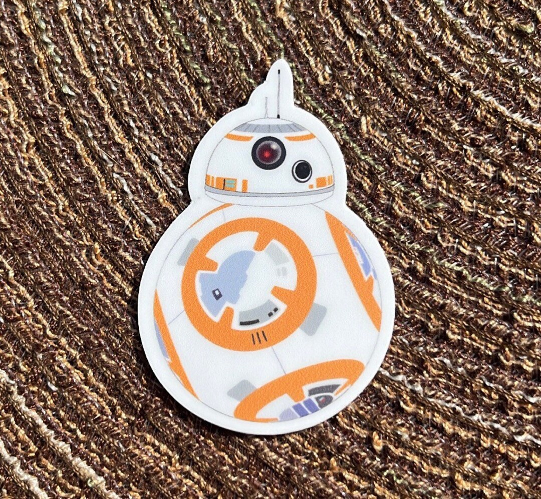 BB8 Sticker, Starwars Gift for Men, Starwars Stickers, Starwars Decal ...
