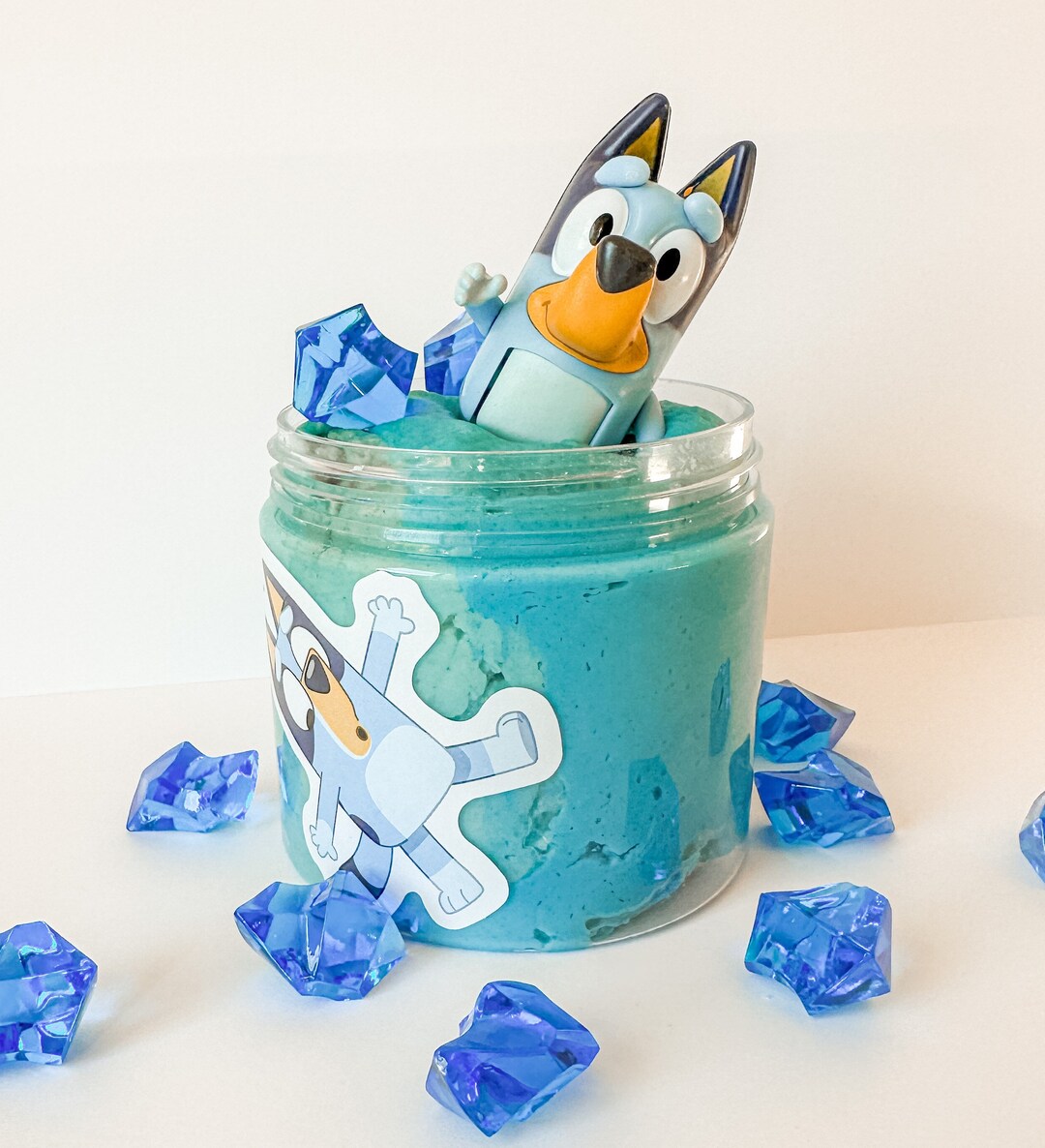 Mystery Bluey Character Bath Play-dough Bubble Bath, Sensory Toy, Bluey ...