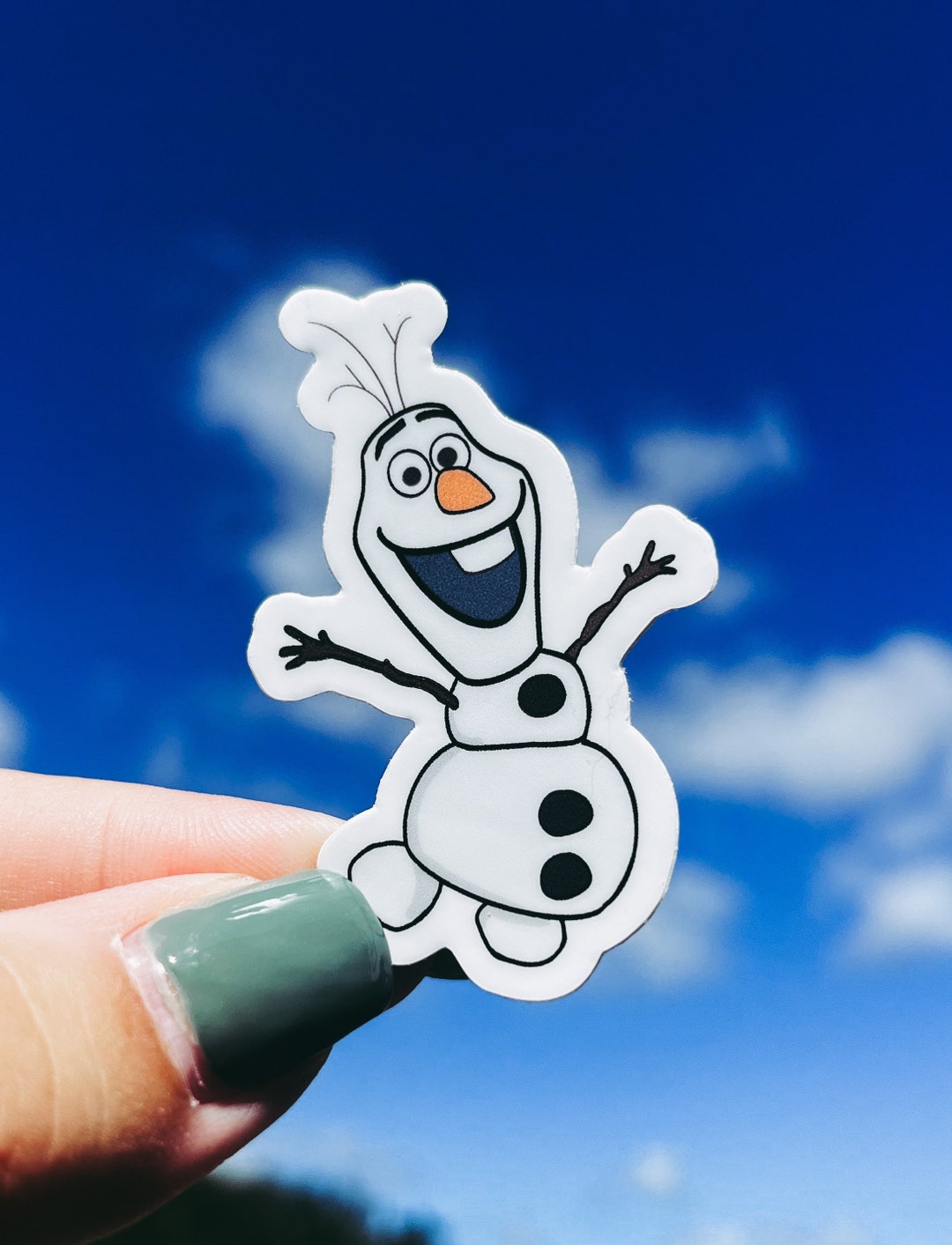 Olaf Sticker, Disney Sticker, Water Bottle Sticker, Laptop Sticker ...