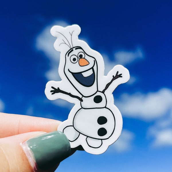 Olaf Water Bottle Stickers - Etsy