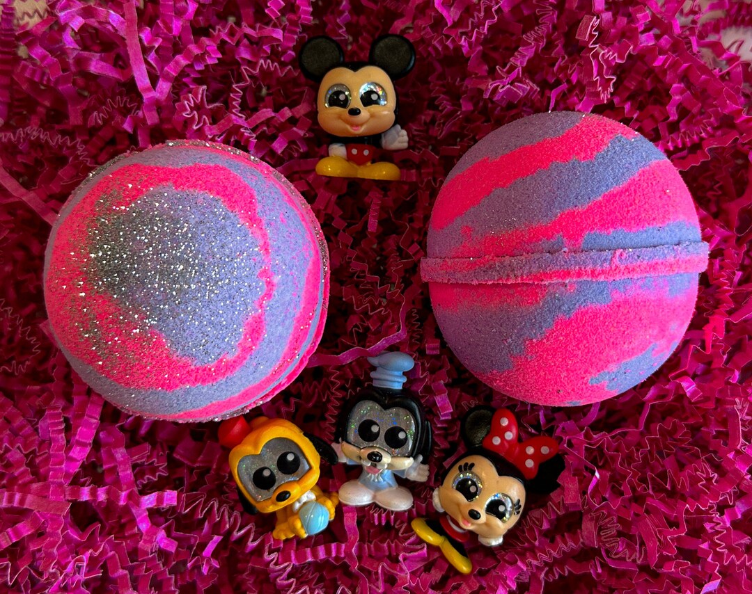 Mickey Mouse Bath Bombs, Bath Bombs With Toys, Bath Bomb for Kids ...
