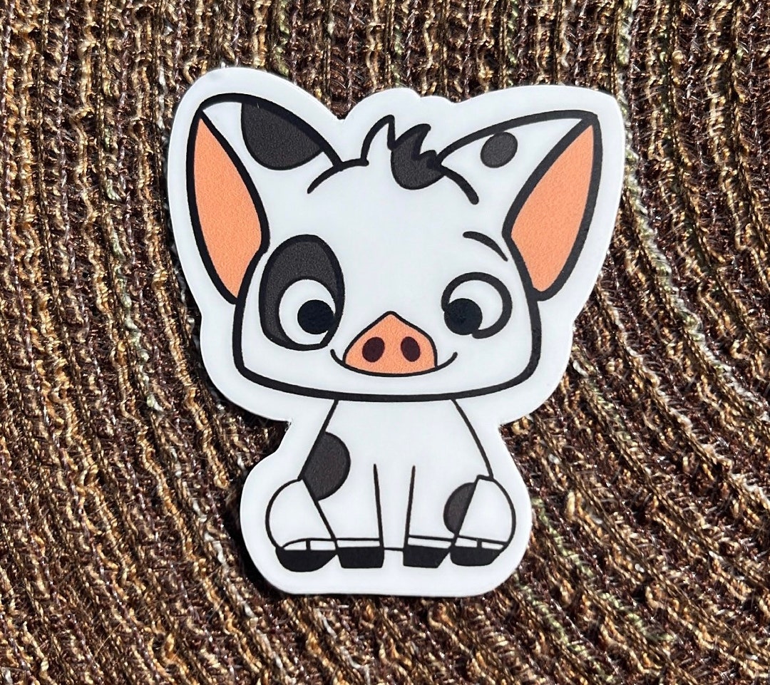 Pua Sticker, Moana Disney Decal, Journal Planner Waterproof Sticker ...