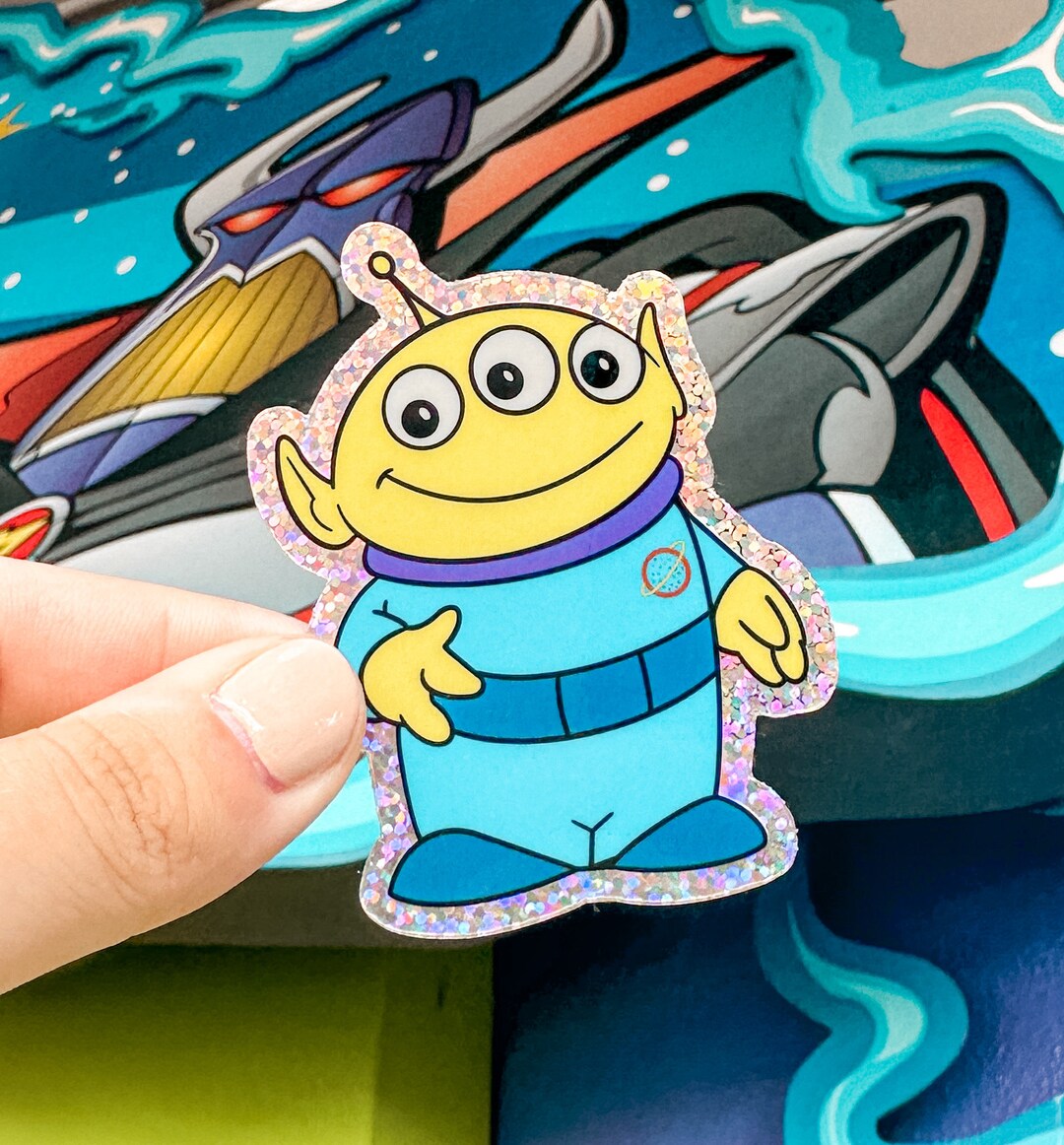 Toy Story Alien Sticker, Buzz Lightyear, Disney Sticker, Scrapbooking ...