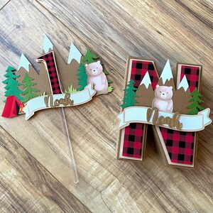 One Happy Camper 3D Letters / One Happy Camper Party - Etsy