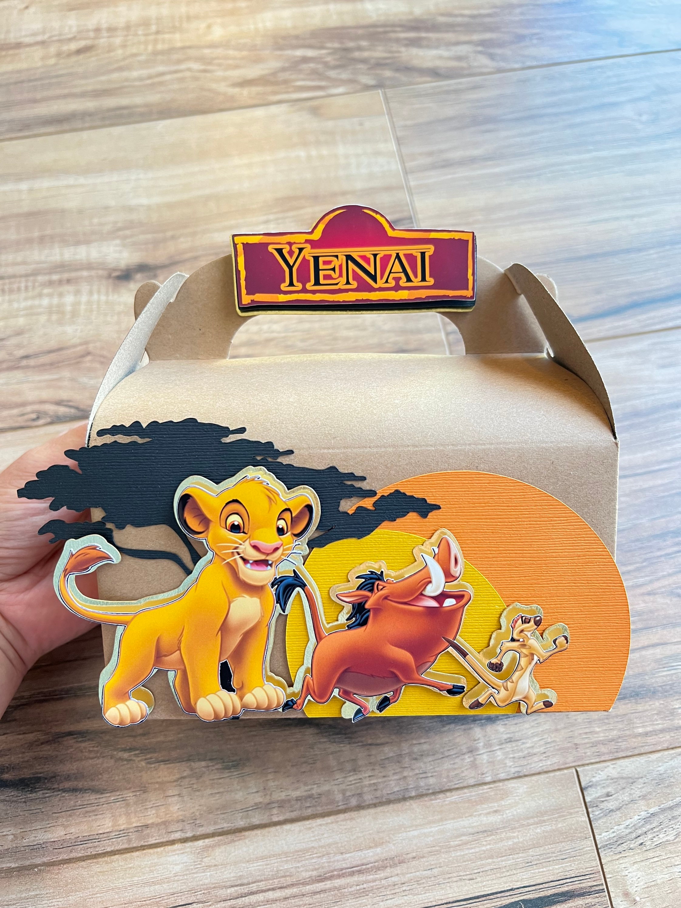 Lion King Gable Box / Lion King / Lion King Favor Box / Lion - Etsy Canada