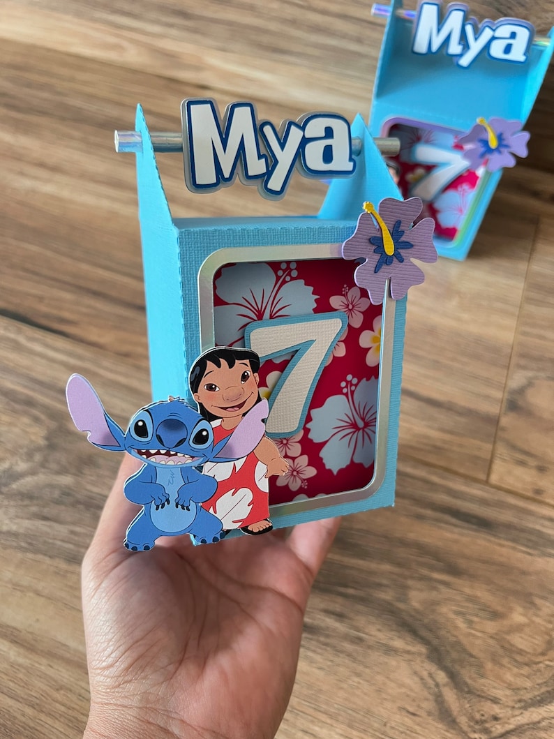 Lilo and Stitch Favor Box / Lilo & Stitch Party Decorations / - Etsy UK