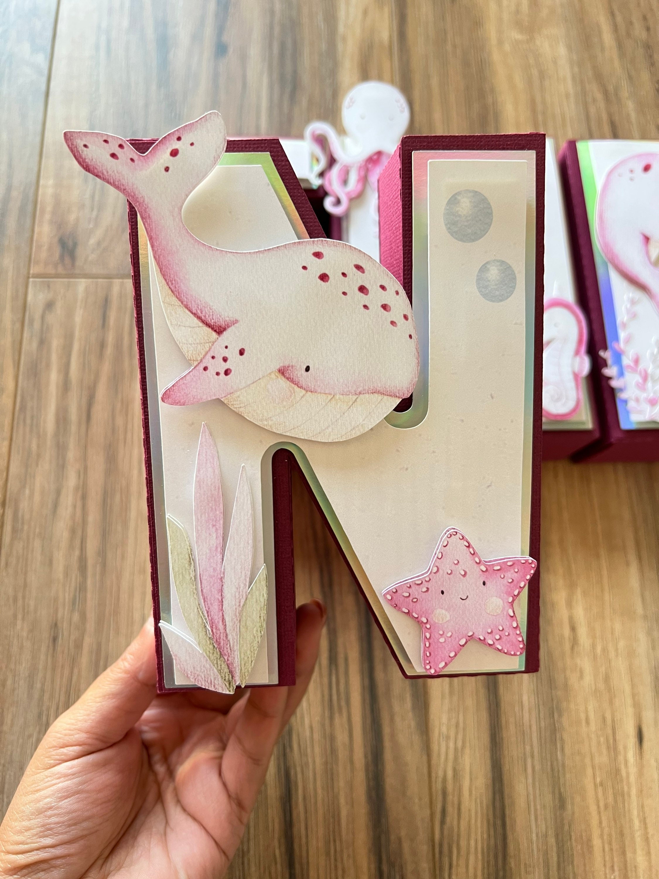 Under the Sea 3D Letters / Under the Sea Party Decorations / - Etsy