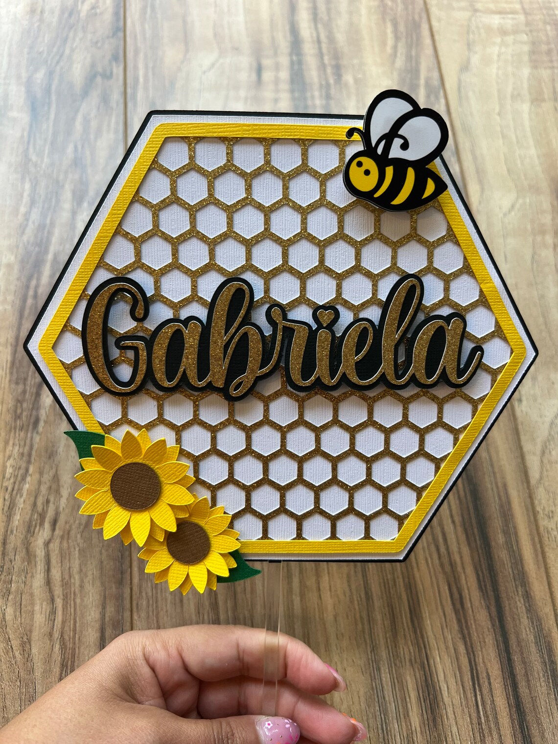 Honey Bee Cake Topper / Honey Bee Birthday Party / Honey Bee - Etsy